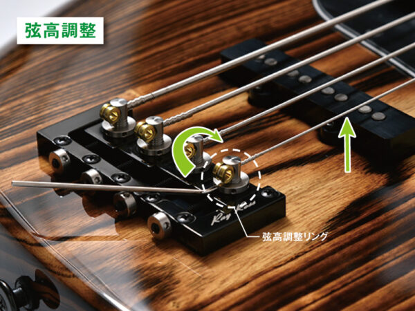 Ray Ross Bass Bridge (5Strings) | Deviser ｜株式会社ディバイザー｜長野県松本市のギターメーカー