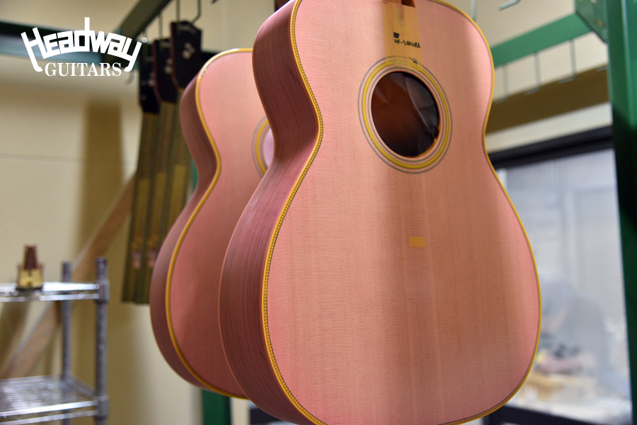 【桜モデル前線2021！】Headway Standard桜モデル塗装中！！ | Deviser ｜株式会社ディバイザー｜長野県松本市のギターメーカー