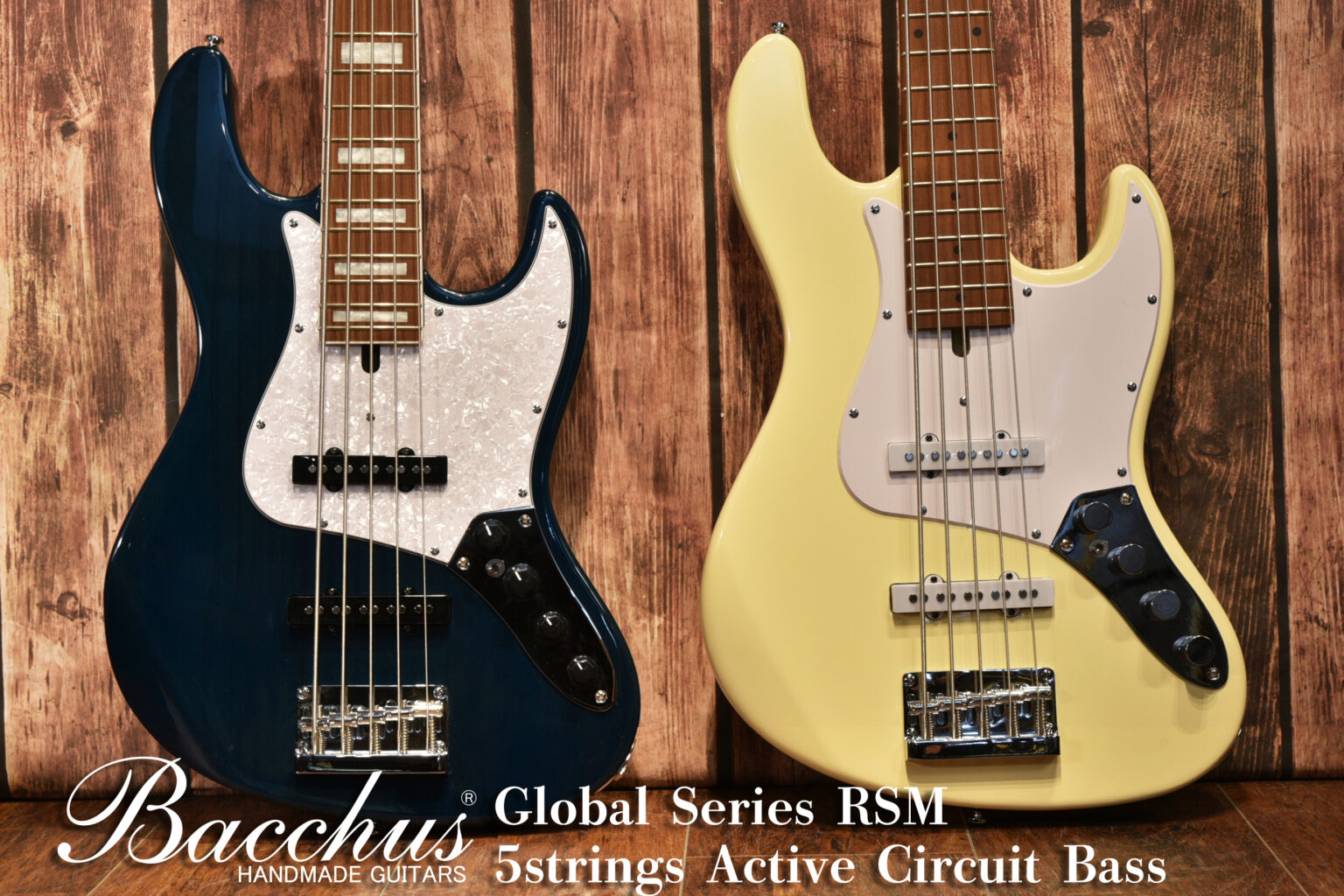 【New Models】Bacchus Global Series 33インチ×5弦アクティブベース新登場！！ | Deviser ｜株式会社ディバイザー｜長野県松本市のギターメーカー
